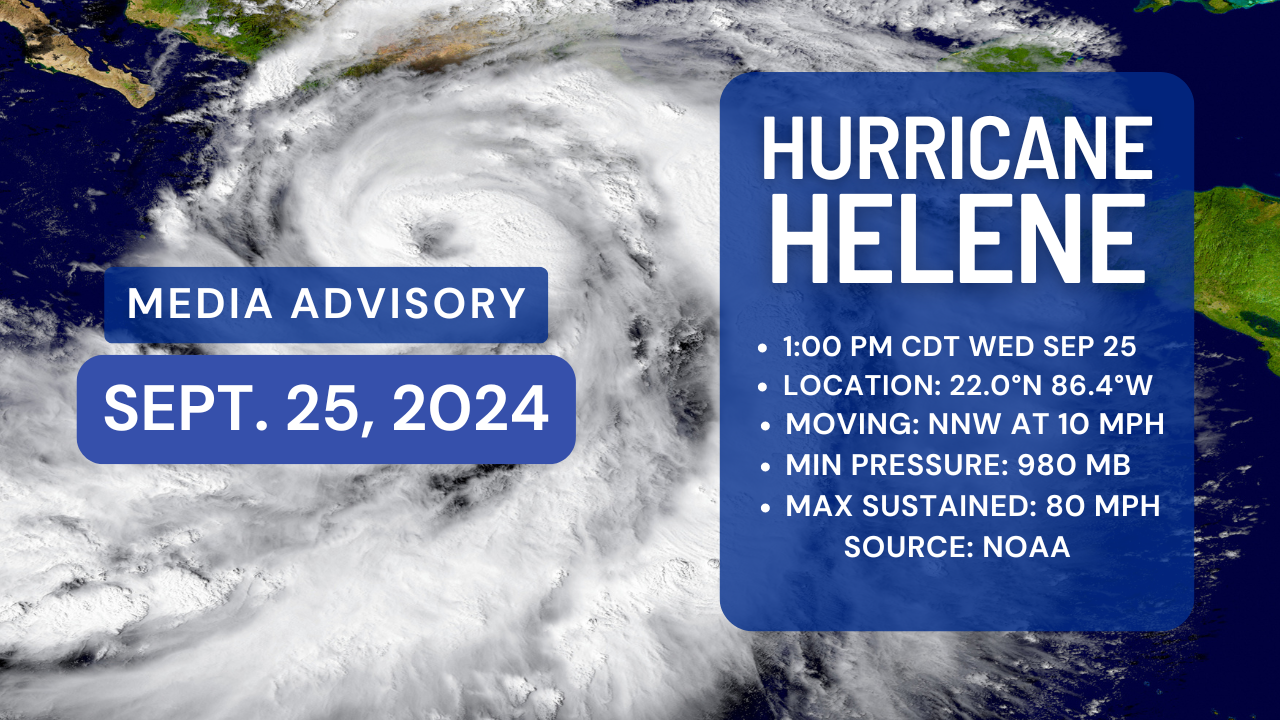 IMPORTANT: Orlando Advisory for Hurricane Helene – Update #1 ...