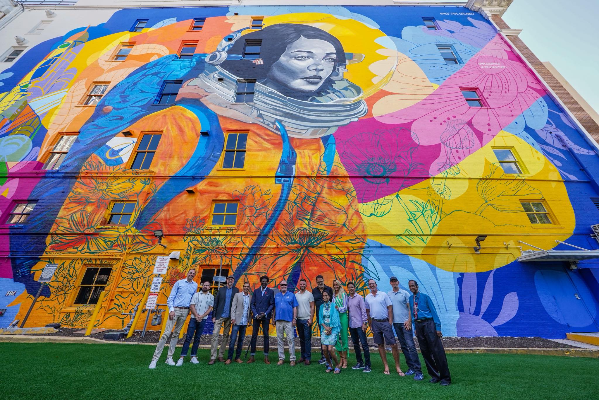 Floral Odyssey Mural Unveiled in the Heart of Downtown Orlando ...